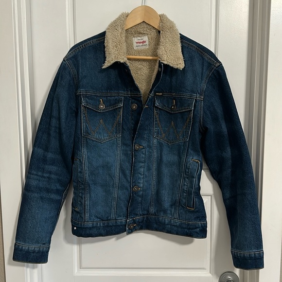 Wrangler | Jackets & Coats | Wrangler Sherpa Lined Trucker Jacket ...